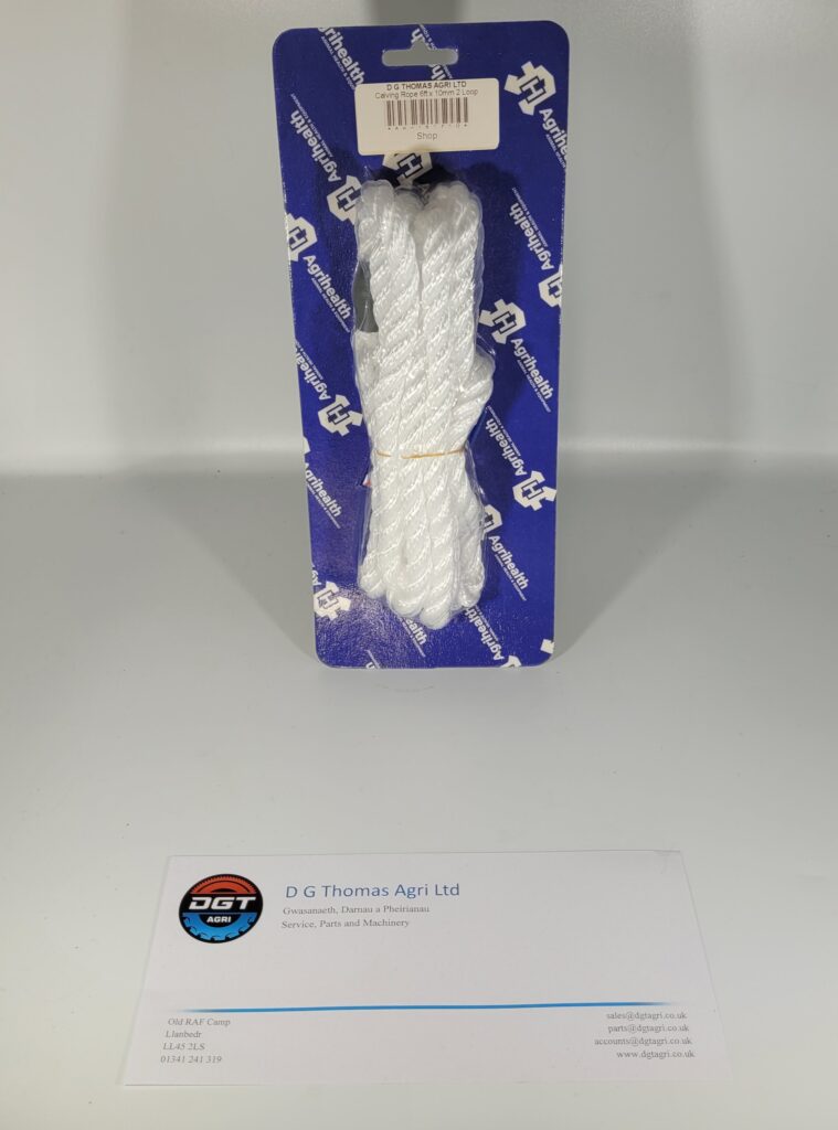 Calving Rope 6ft x 10mm 2 Loop - DGT Agri