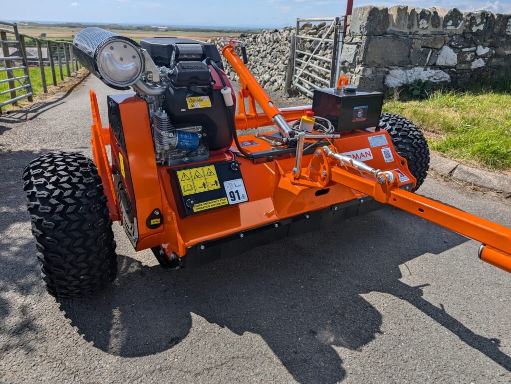 Chapman FM120 ATV Flail topper with Hammer flails - DGT Agri